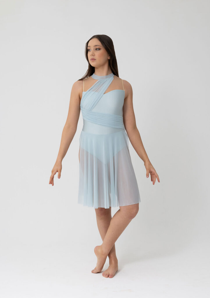 Lexi Lyrical Dress | Lyrical Costume | Mesh Cross Body Dress